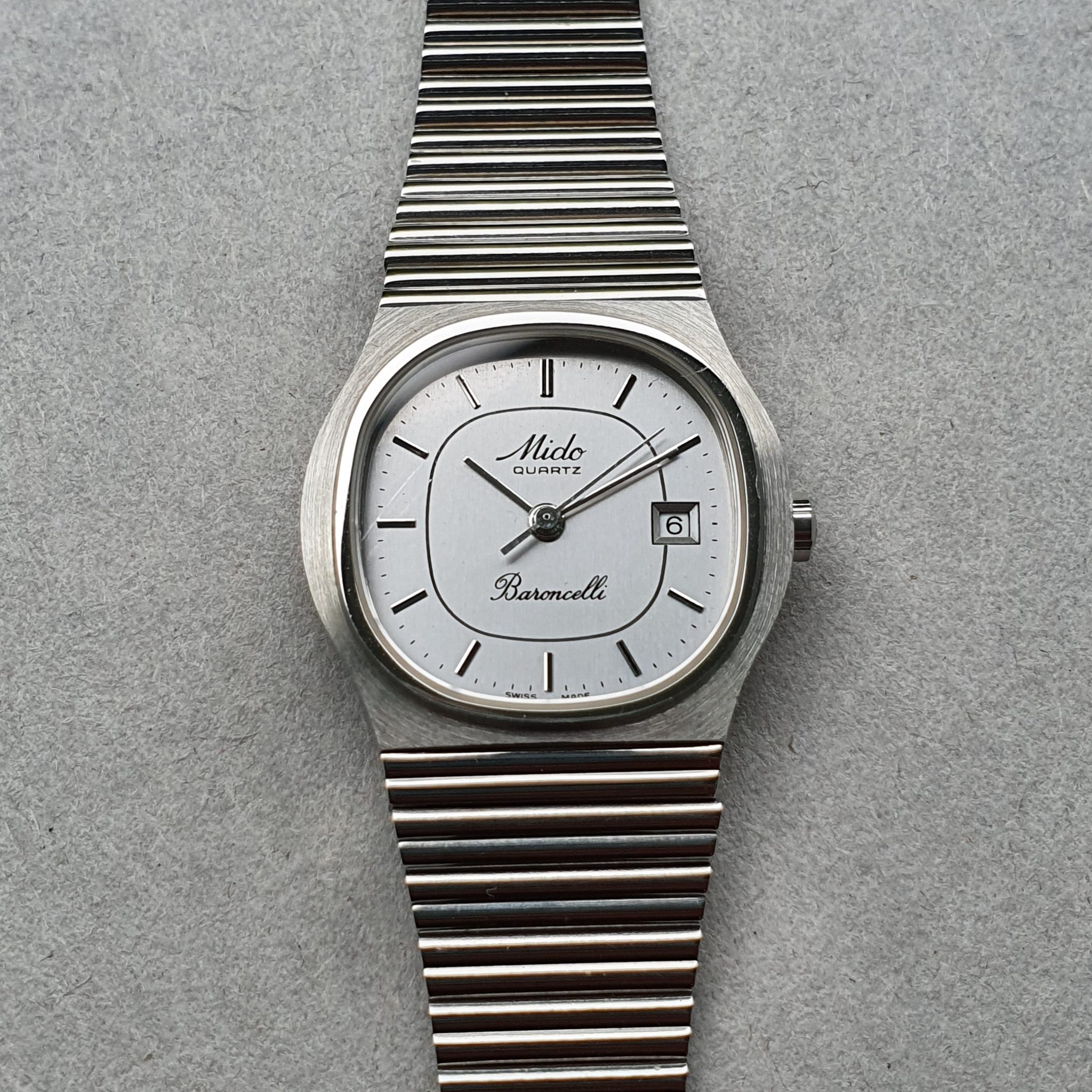 Mido Baroncelli Quartz Grey Dial Ref. 3405 – imeasuretime