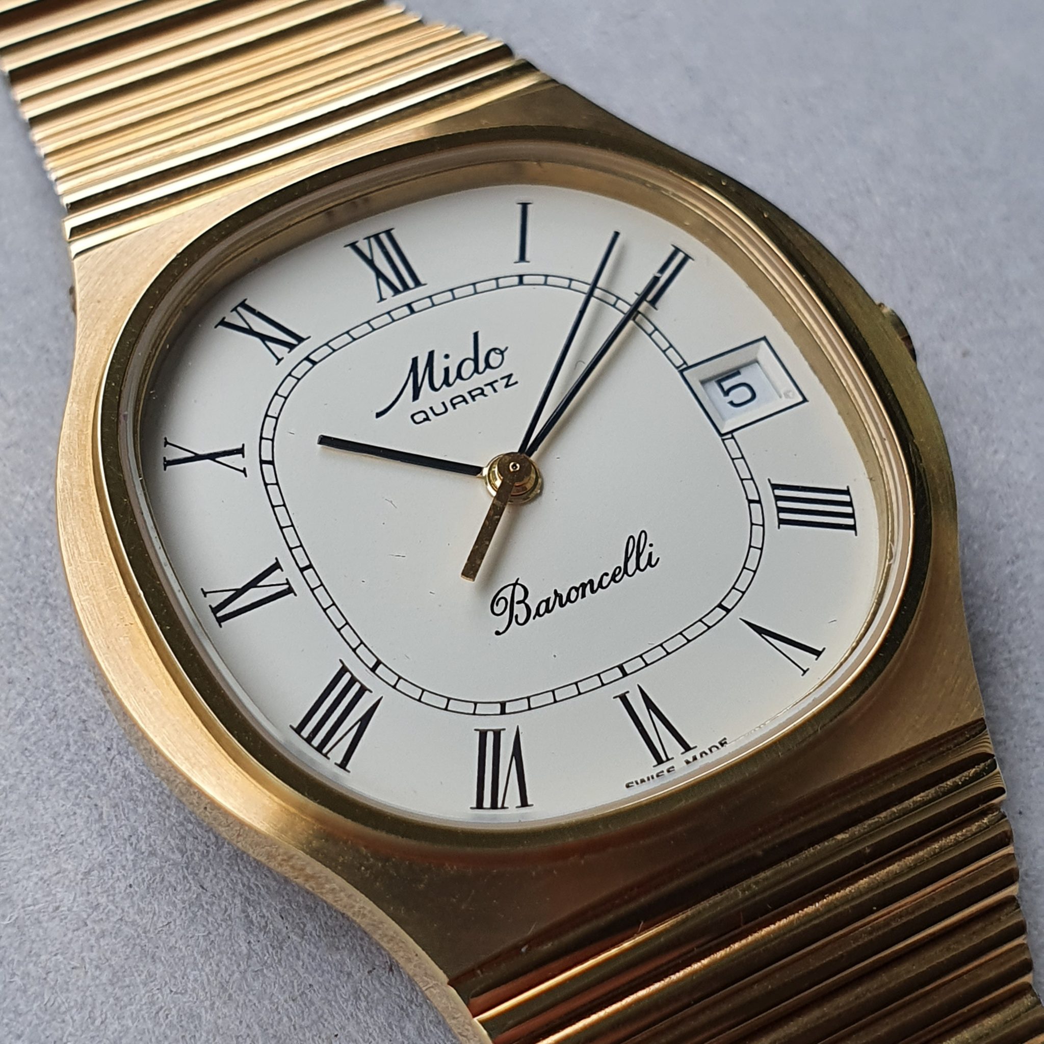 Mido Baroncelli Quartz White Dial Ref. 3907 – imeasuretime