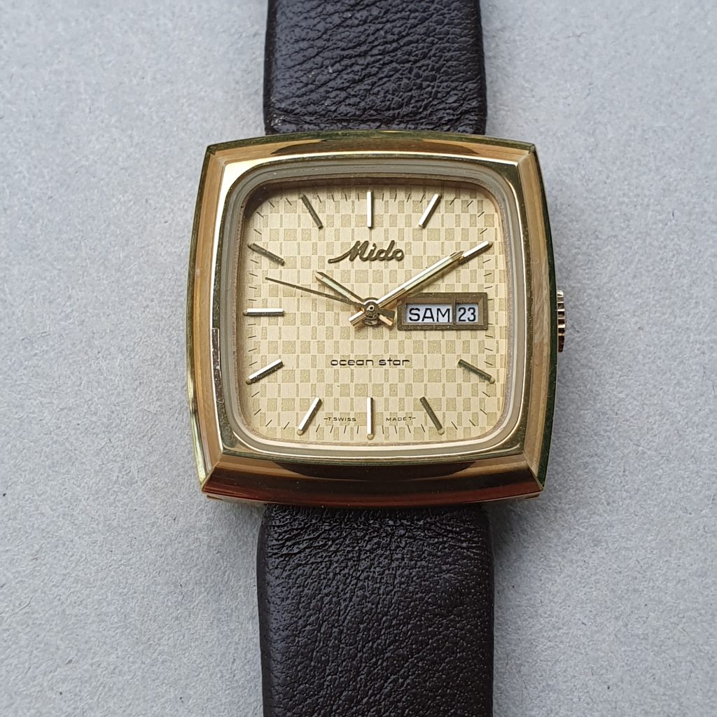 Mido Ocean Star Automatic Gold Dial Ref. 7649 – imeasuretime